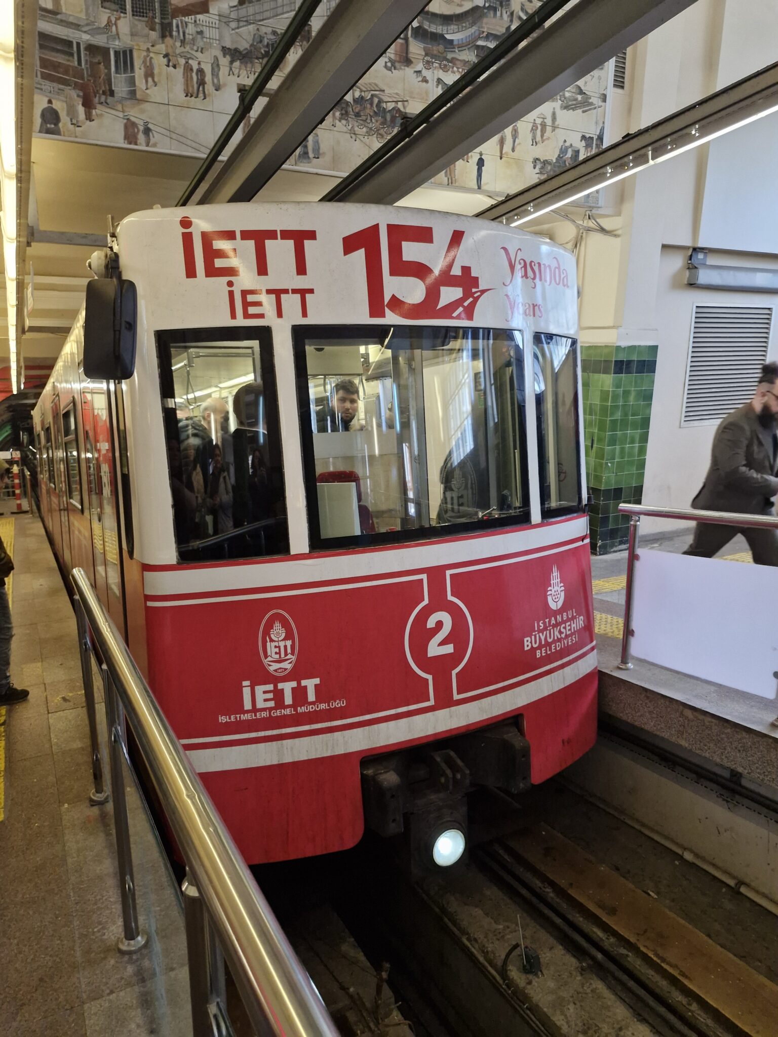 Tunel Funicular Istanbul - an Underground Funicular - Inside Out In ...